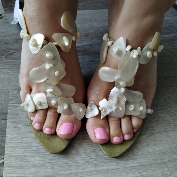 Prada | Shoes | Vintage Prada Sea Shell Heel 6 | Poshmark